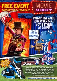 East Point Dragons Female Football Club Free Movie Night 3BA East Point Dragons Female Football Club Free Movie Night 3BA